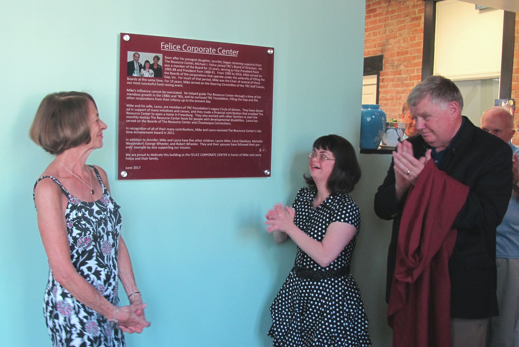 Resource Center Dedicates Facility In Memory Of Michael Felice | News ...